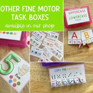 Cutting Practice Prek Fine Motor Task Box Morning Bin Kid Cutting ...