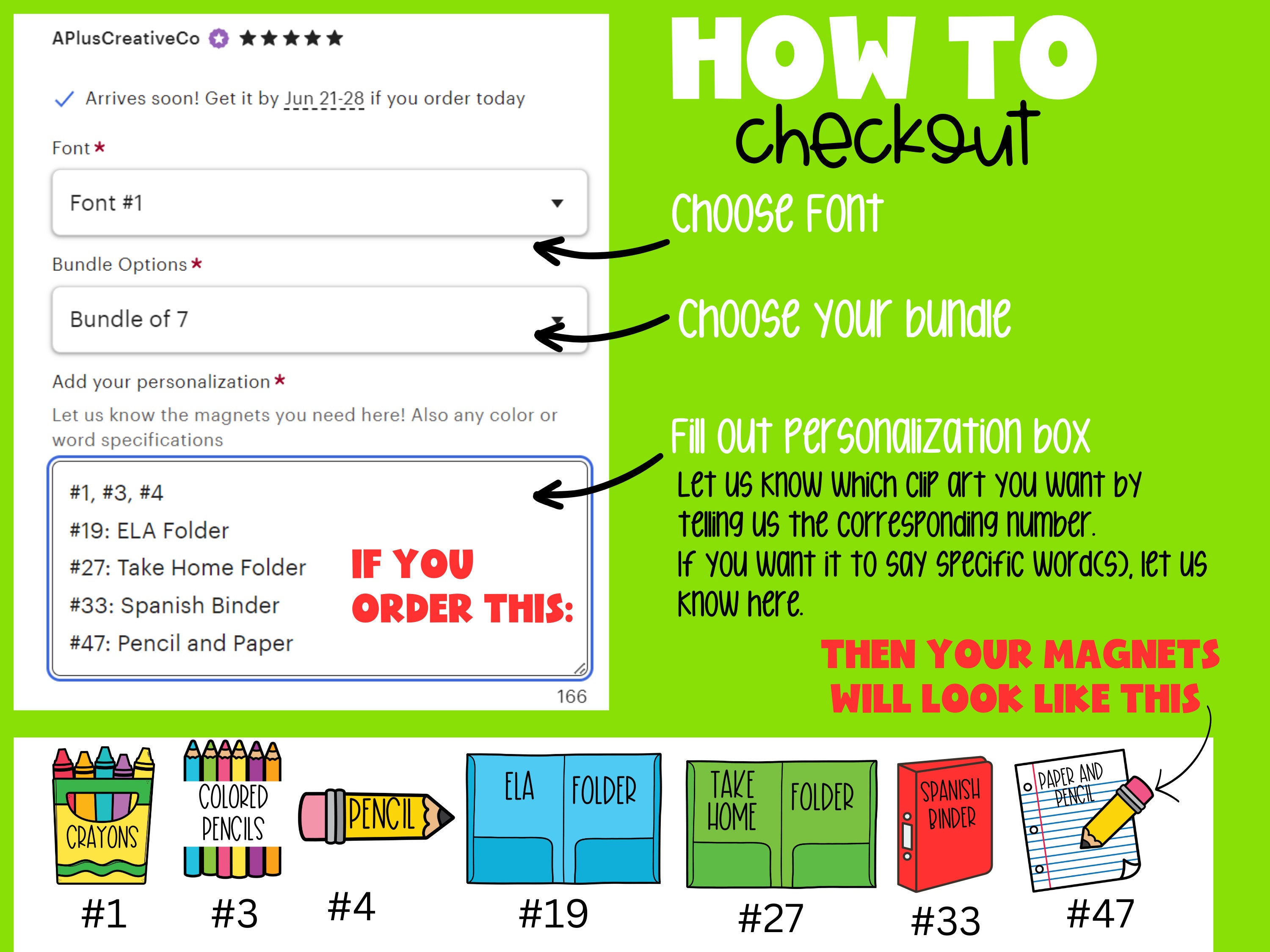 Magnets for Classroom Visual Aid Cards You Will Need School Supplies ...