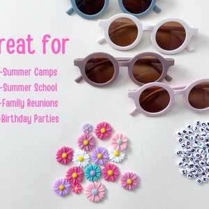 DIY Kit Kids Summer Craft Idea Personalized Sunglasses Craft for Kid ...
