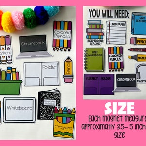 Magnets for Classroom Visual Aid Cards You Will Need School Supplies ...