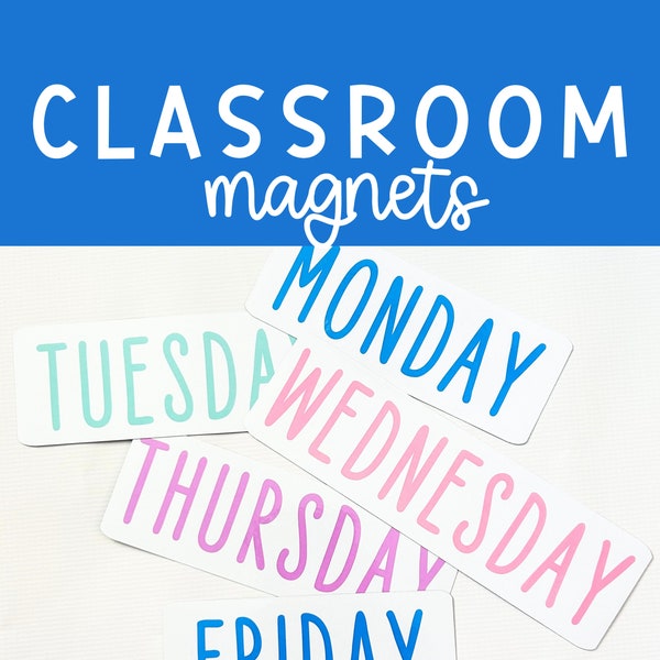 Personalized Magnets Classroom - Etsy