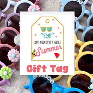 Eye Hope You Have a Great Summer Sunglasses Gift End of School Year ...