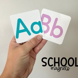ABC Magnets Alphabet Posters Classroom Decor Whiteboard Magnets ...