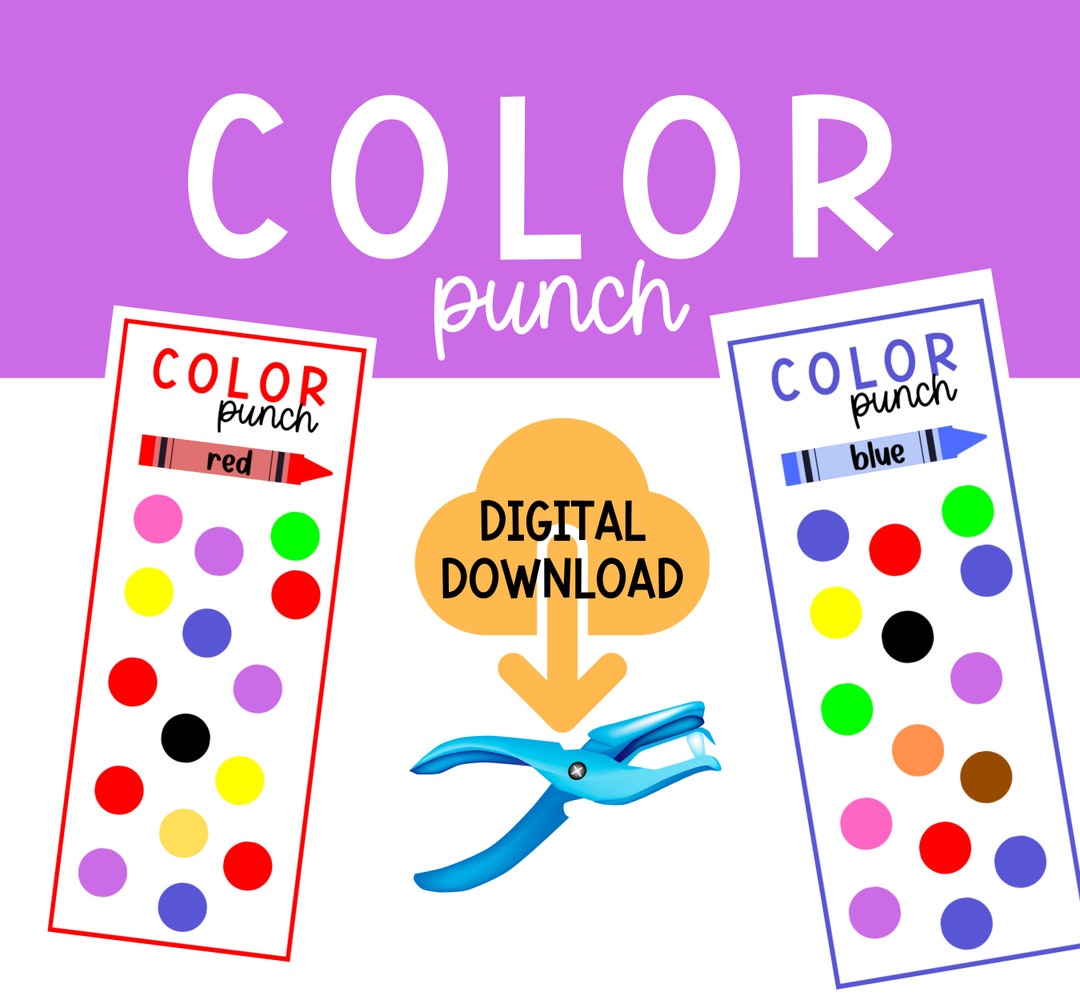 Color Sorting Digital Download Preschool Color Activity Color ...