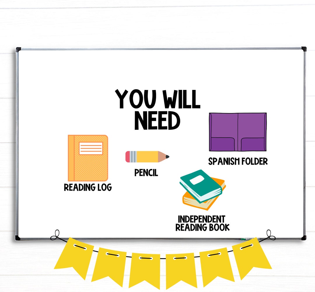 Magnets for Classroom Visual Aid Cards You Will Need School Supplies ...