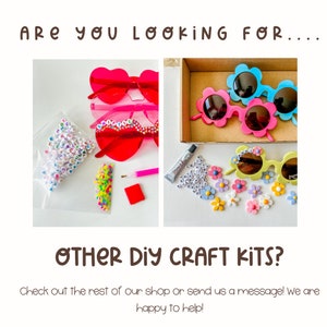DIY Kit Kid Summer Craft Personalized Daisy Sunglasses Craft for Kid ...
