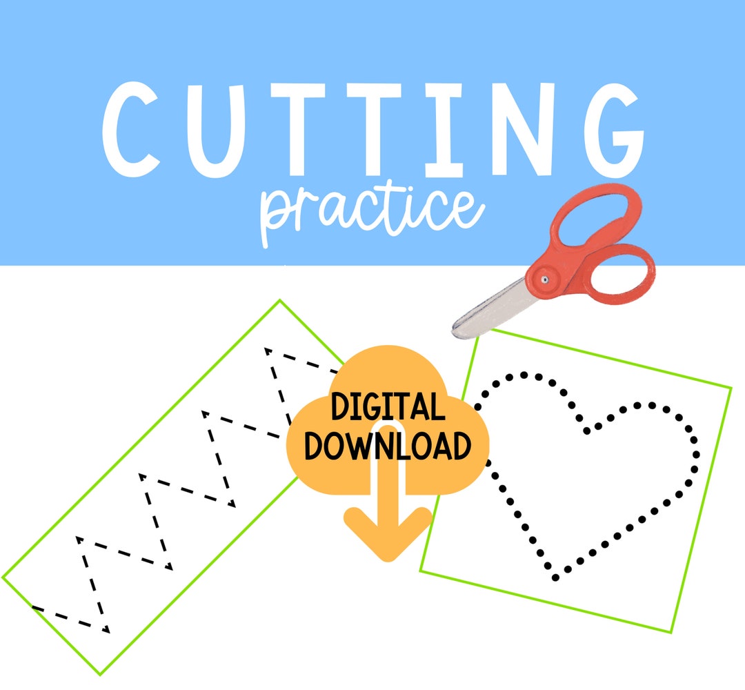 Cutting Practice for Prek 3 and 4 Year Old Activity Cutting Lines ...