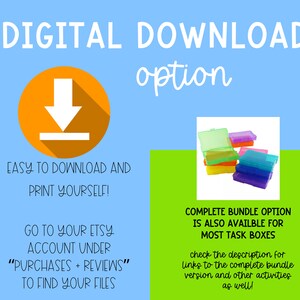 Thanksgiving Fine Motor Task Box Preschool Centers Activity Turkey ...