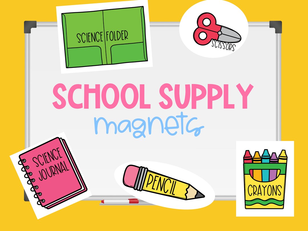 Magnets for Classroom Visual Aid Cards You Will Need School Supplies ...