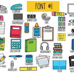 Magnets for Classroom Visual Aid Cards You Will Need School Supplies ...