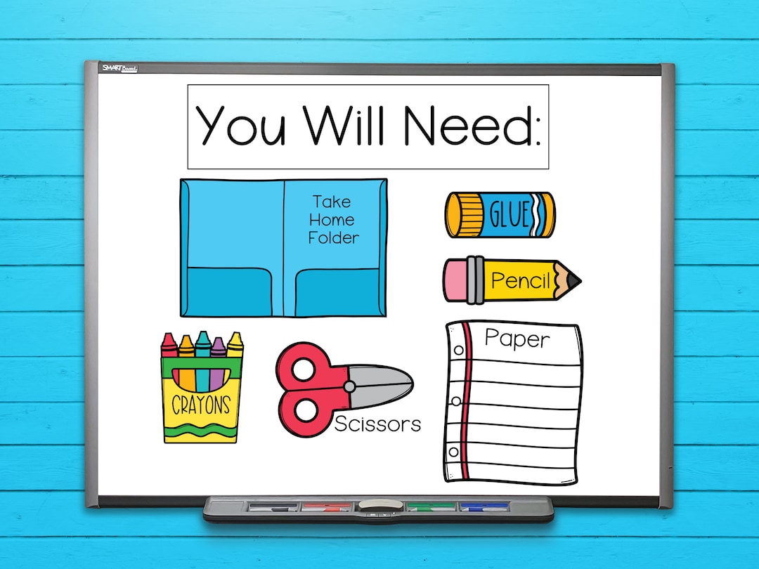 Visual Aid Card School Magnet for Whiteboard Magnet You Will Need ...