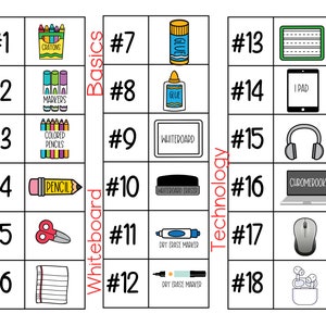 Visual Aid Card School Magnet for Whiteboard Magnet You Will Need ...