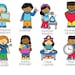 Classroom Jobs Class Helpers Magnet Whiteboard Custom With Clipart Line ...