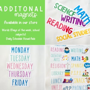 Magnets for Classroom Visual Aid Cards You Will Need School - Etsy