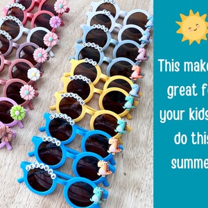DIY Kit Kids Summer Craft Idea Personalized Sunglasses Craft for Kid ...