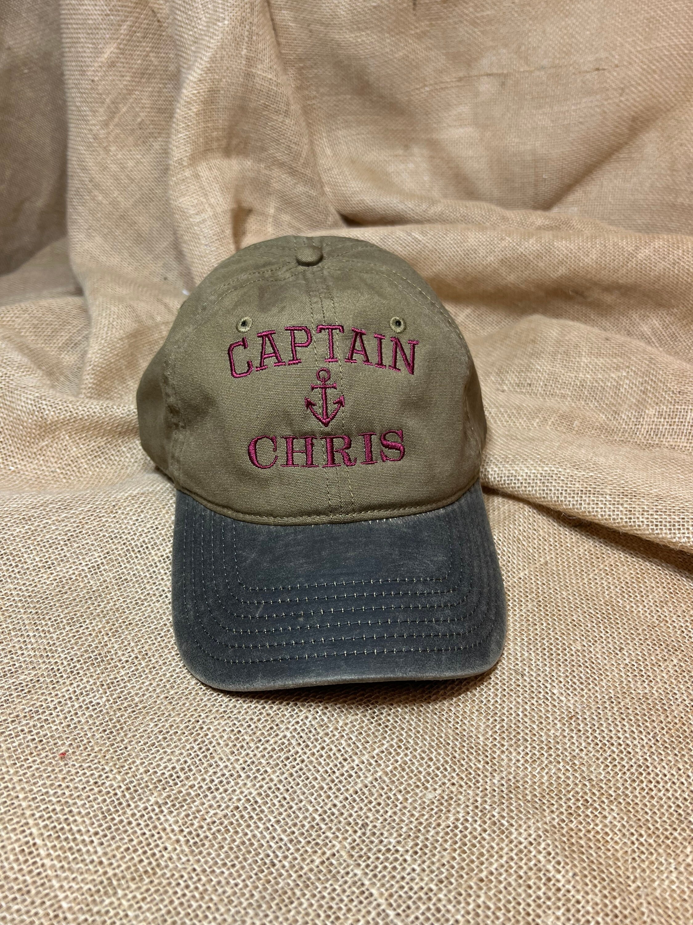 Captain Custom Embroidered Personalized CAPTAIN Dad Hat Add - Etsy