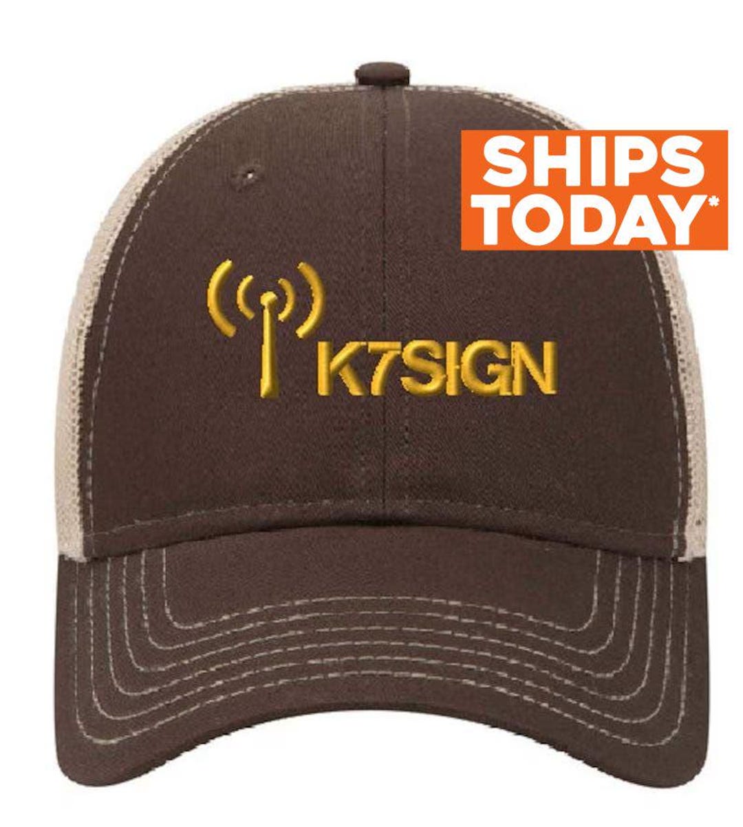 Custom Embroidered Ham Radio Hat: Personalized Callsign Cap - Etsy