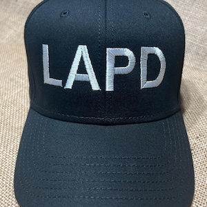 Police Department Custom Made Embroidered Hats NYPD, VBPD, LAPD, - Etsy