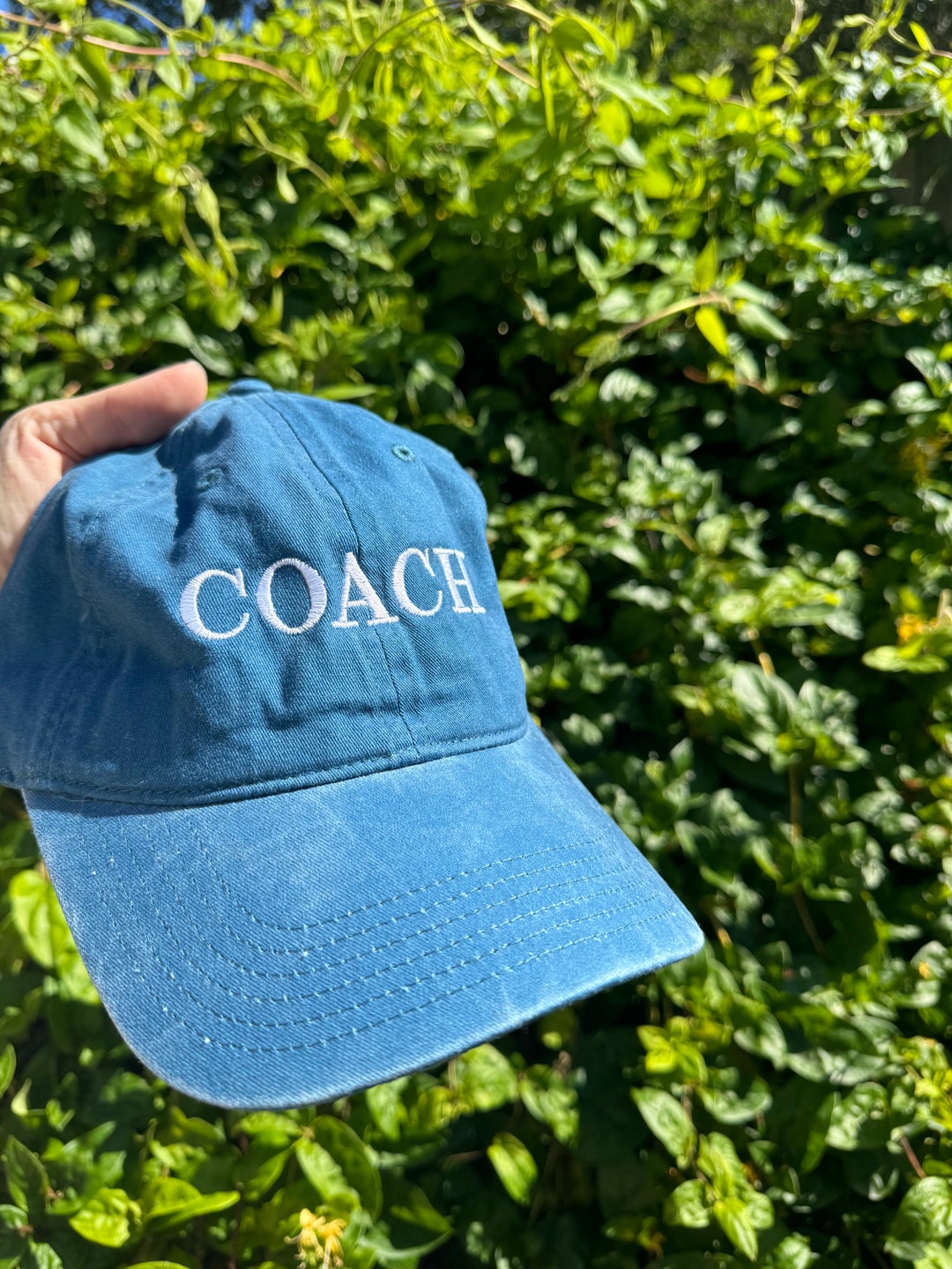 Custom Embroidered Baseball Cap: Personalized Logo, Text, or Monogram ...