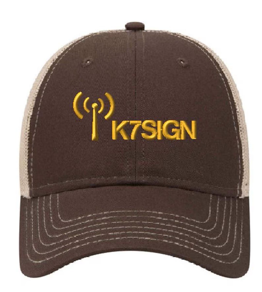 Custom Embroidered Ham Radio Hat: Personalized Callsign Cap - Etsy