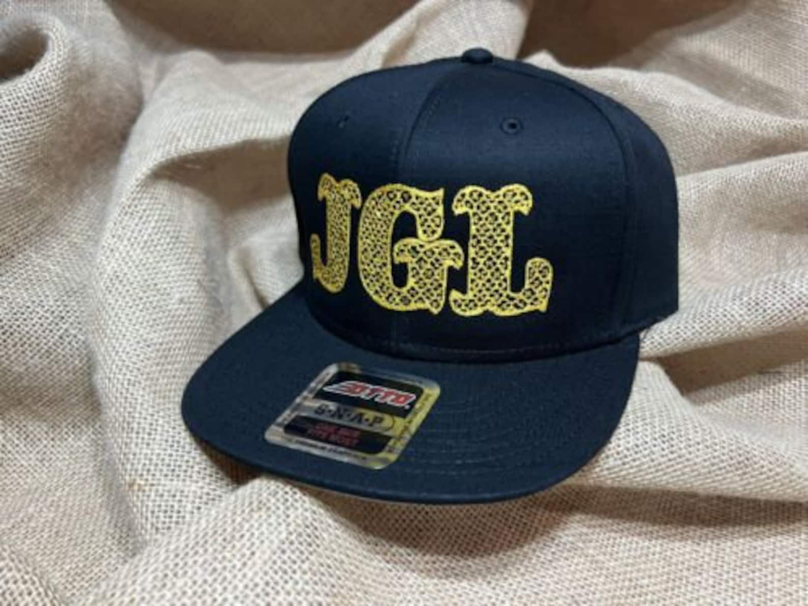 Crown Hats JGL Initials Letters Embroidery Your Name Hat - Etsy