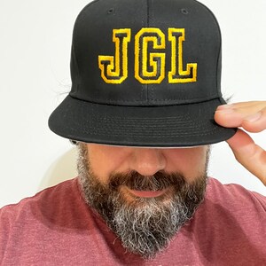 Crown Hats, JGL, Initials, Letters, Embroidery, Your Name Hat - Etsy