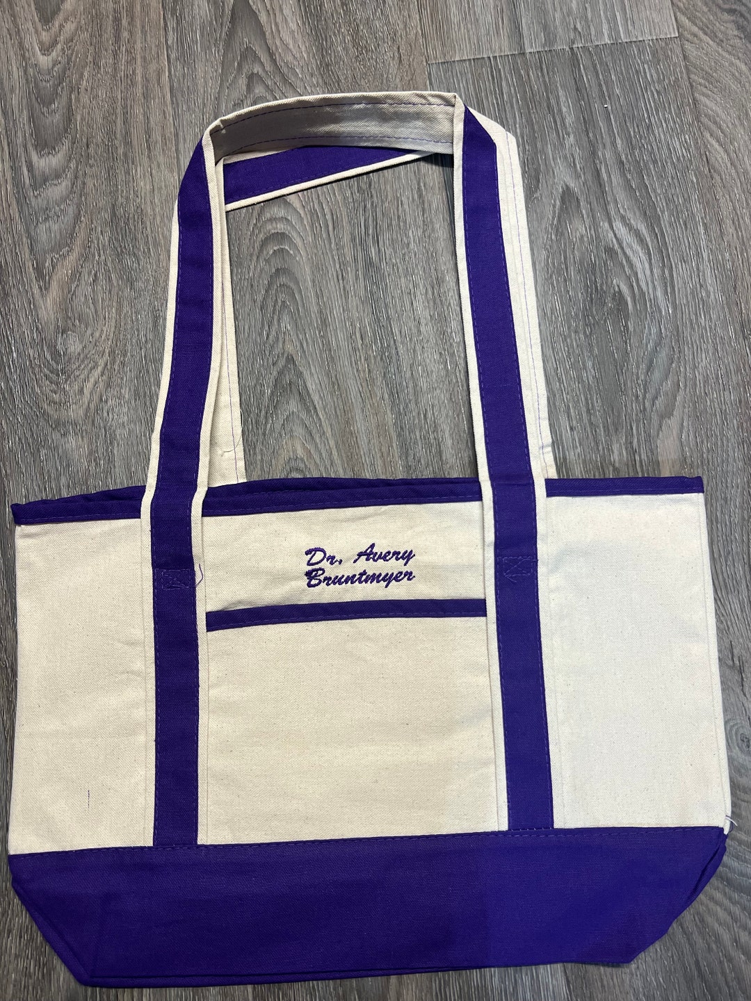 Custom Boat Tote Bag Canvas Tote Bag Custom Text Tote Gift for Her ...