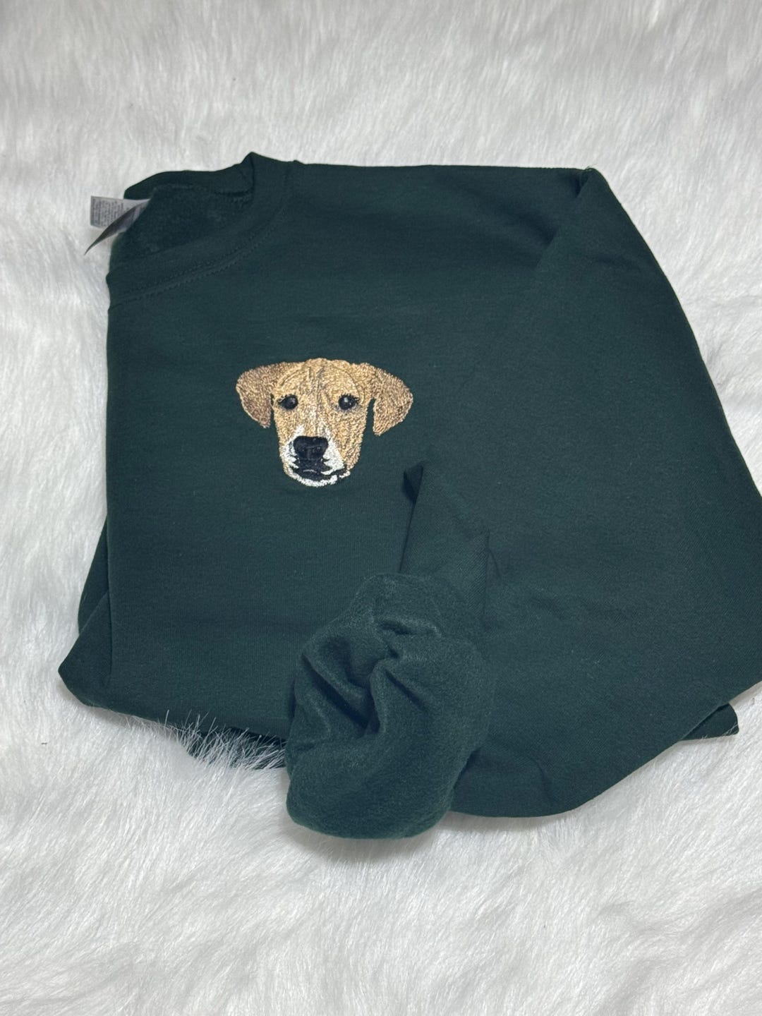 Embroidered Custom Pet Sweatshirt, Custom Embroidered Dog Sweatshirt ...