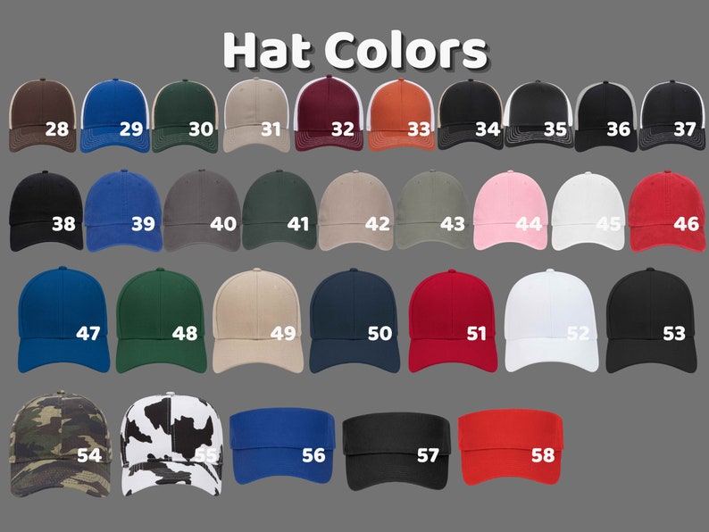 Custom Embroidered Baseball Cap: Personalized Dad Hat, Logo or Text - Etsy