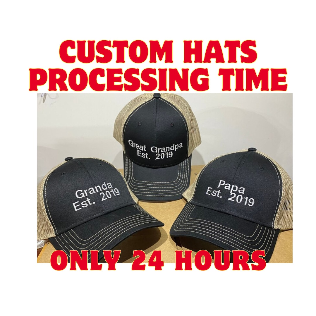 Custom Embroidered Family Reunion Hats: Personalized Team Caps - Etsy