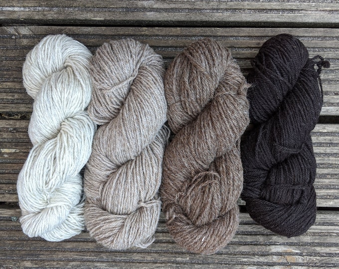 Botanically dyed British wool yarn and weaving kits by RoDyeworks