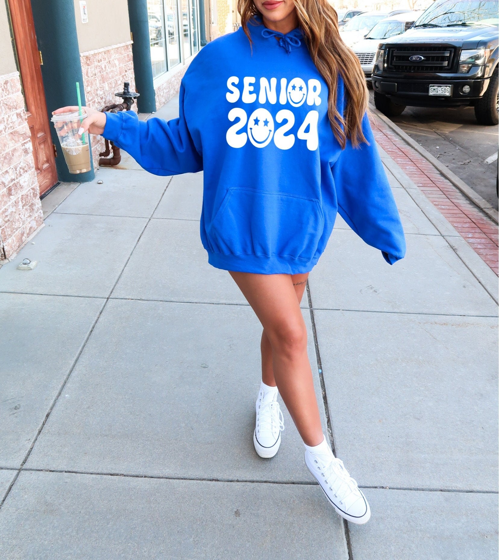 Senior 2024 Hooded Sweatshirt, 2024 Graduate, Class of 2024 Hoodie ...
