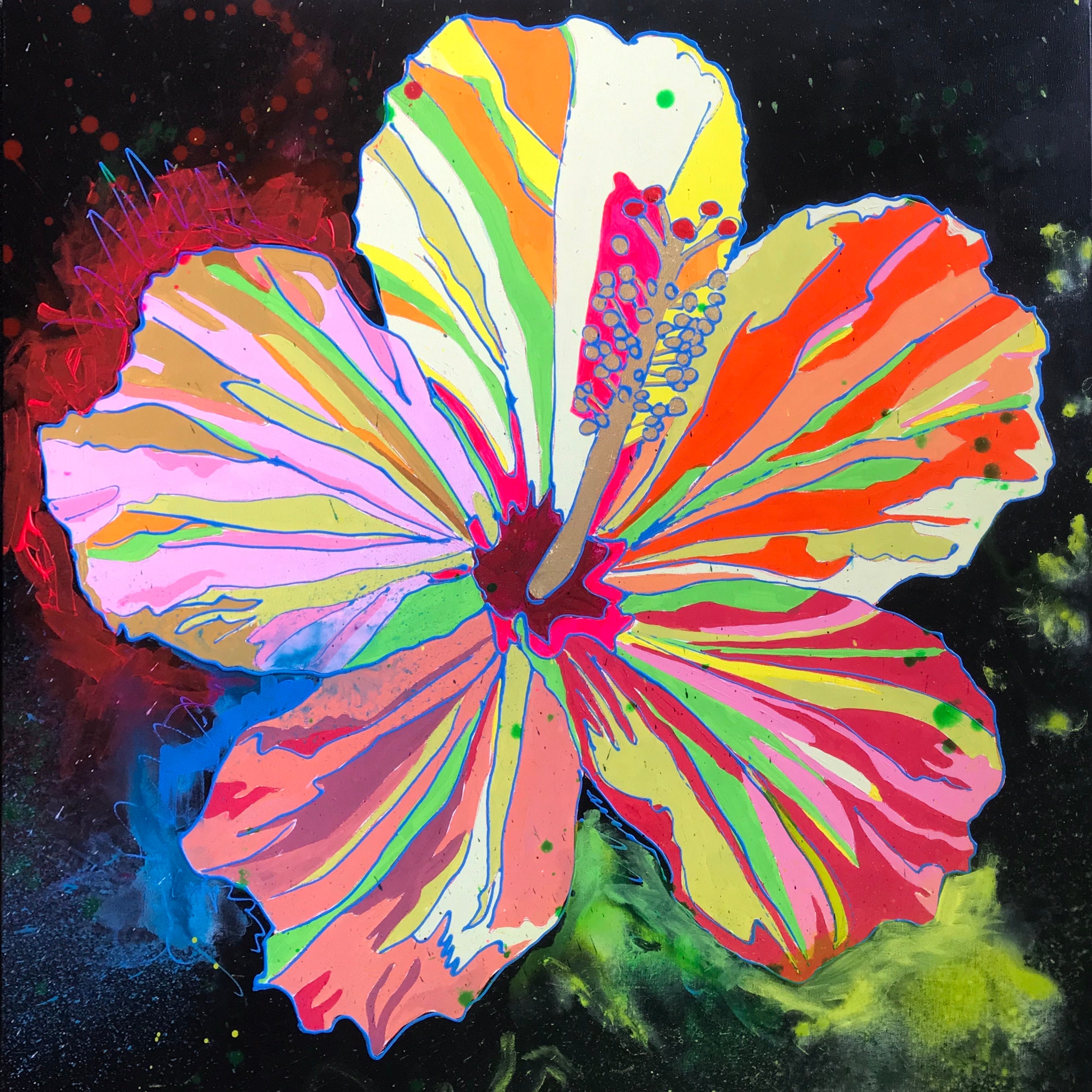Hibiscus Paintings Art
