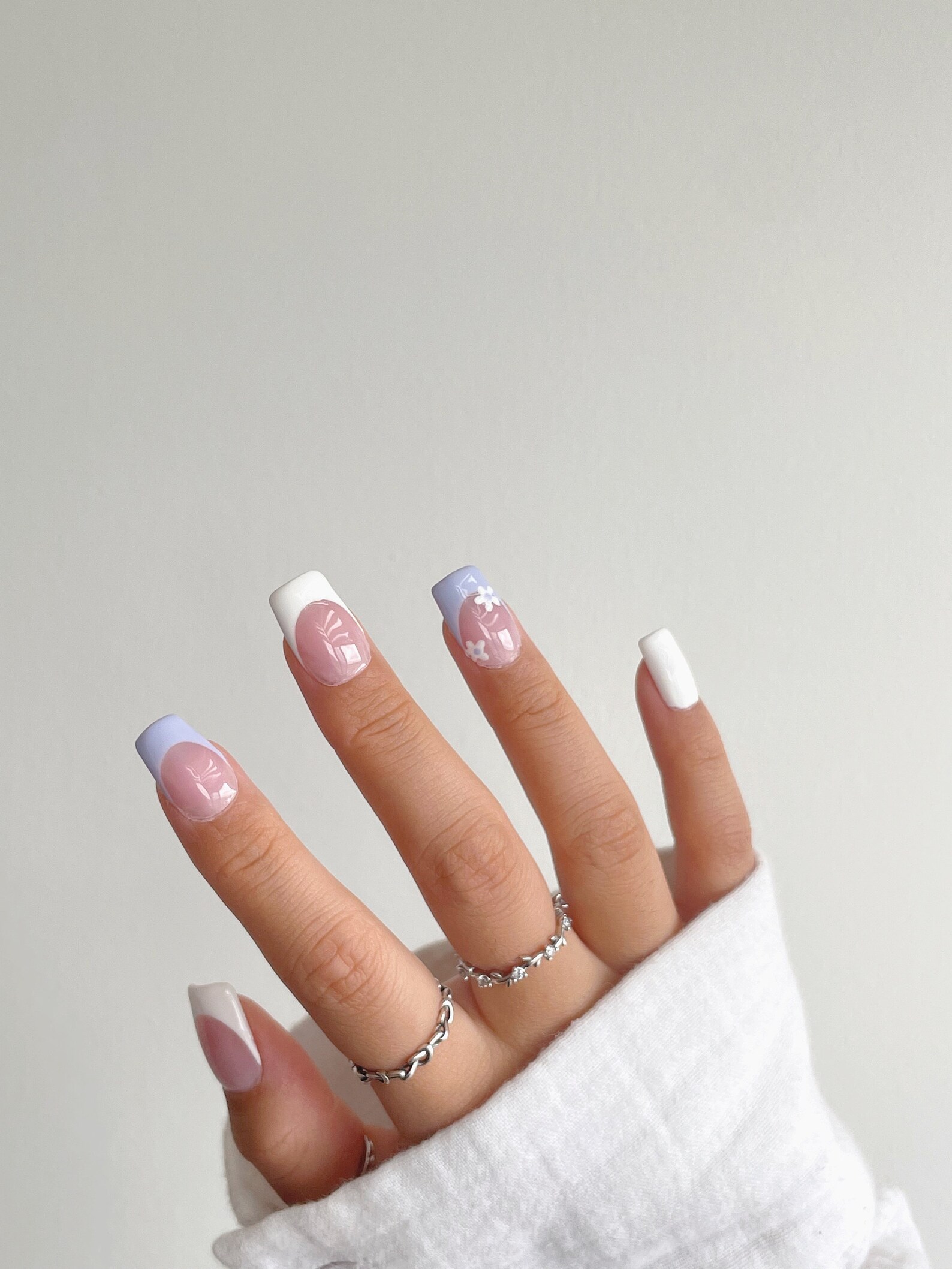 LILAC Lilac French Tip Press on Nails Spring Nails 2022 - Etsy