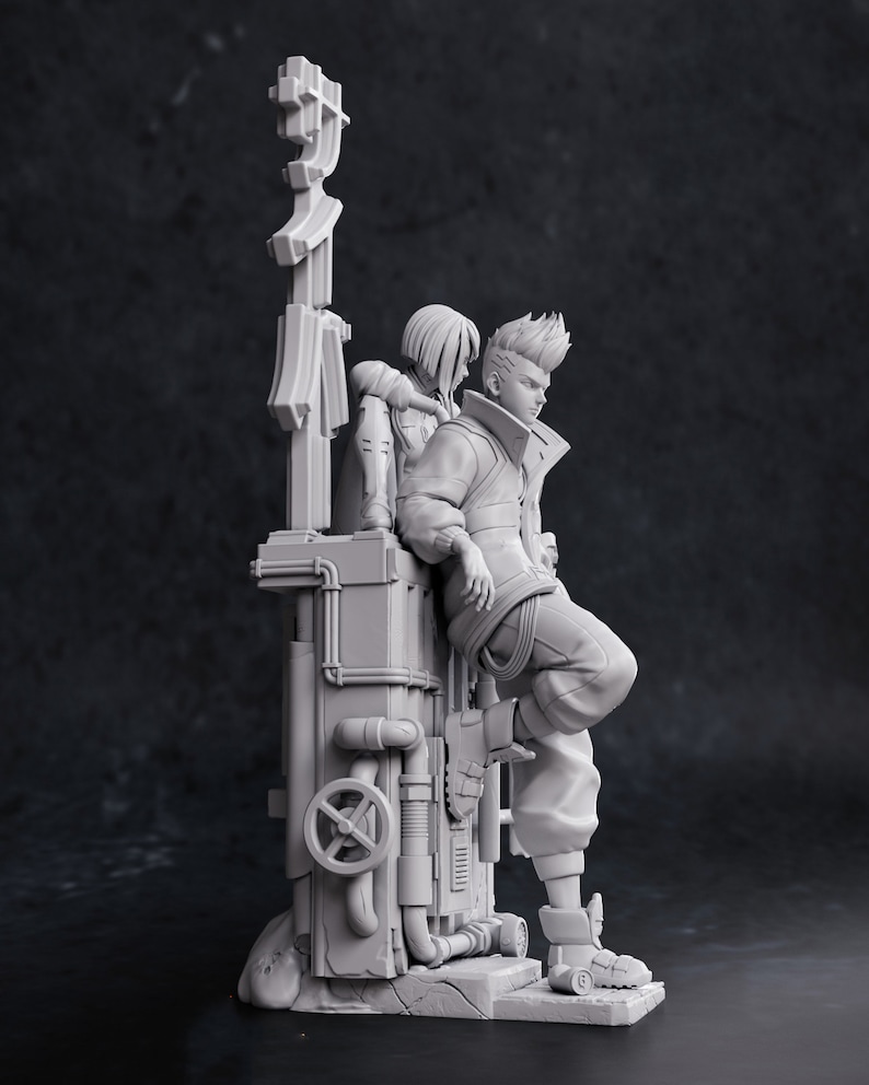 Lucy X David From Cyberpunk Edgerunners Stl Files for 3D - Etsy