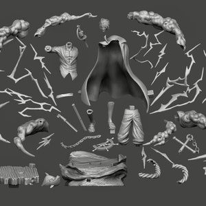 Red Haired Shanks From One Piec E Figure Stl Files, 3D Print Model, Stl ...