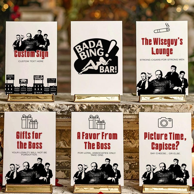 Mafia Themed Party Decorations - Etsy