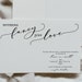 Courthouse Wedding Invitation - Simple Small Intimate Wedding ...