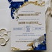 Mens Gangster Birthday Invitation - Narco Birthday Invitation - Blue ...