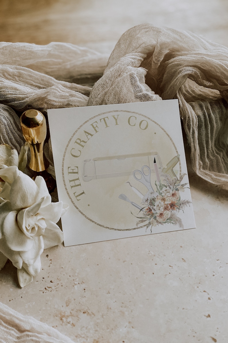 Crafter Logo Crafting Business Logo Premade Logo Design - Etsy