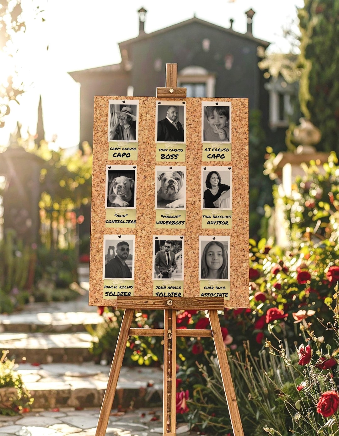 FBI Suspect Board Customizable Template - Mafia Suspect Board Template ...