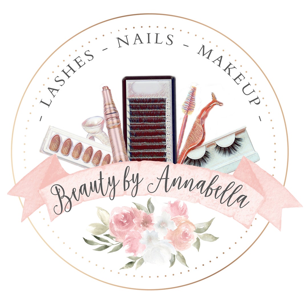 Lash Business Logo - Nail Business Logo - Makeup Business Logo - Beauty ...
