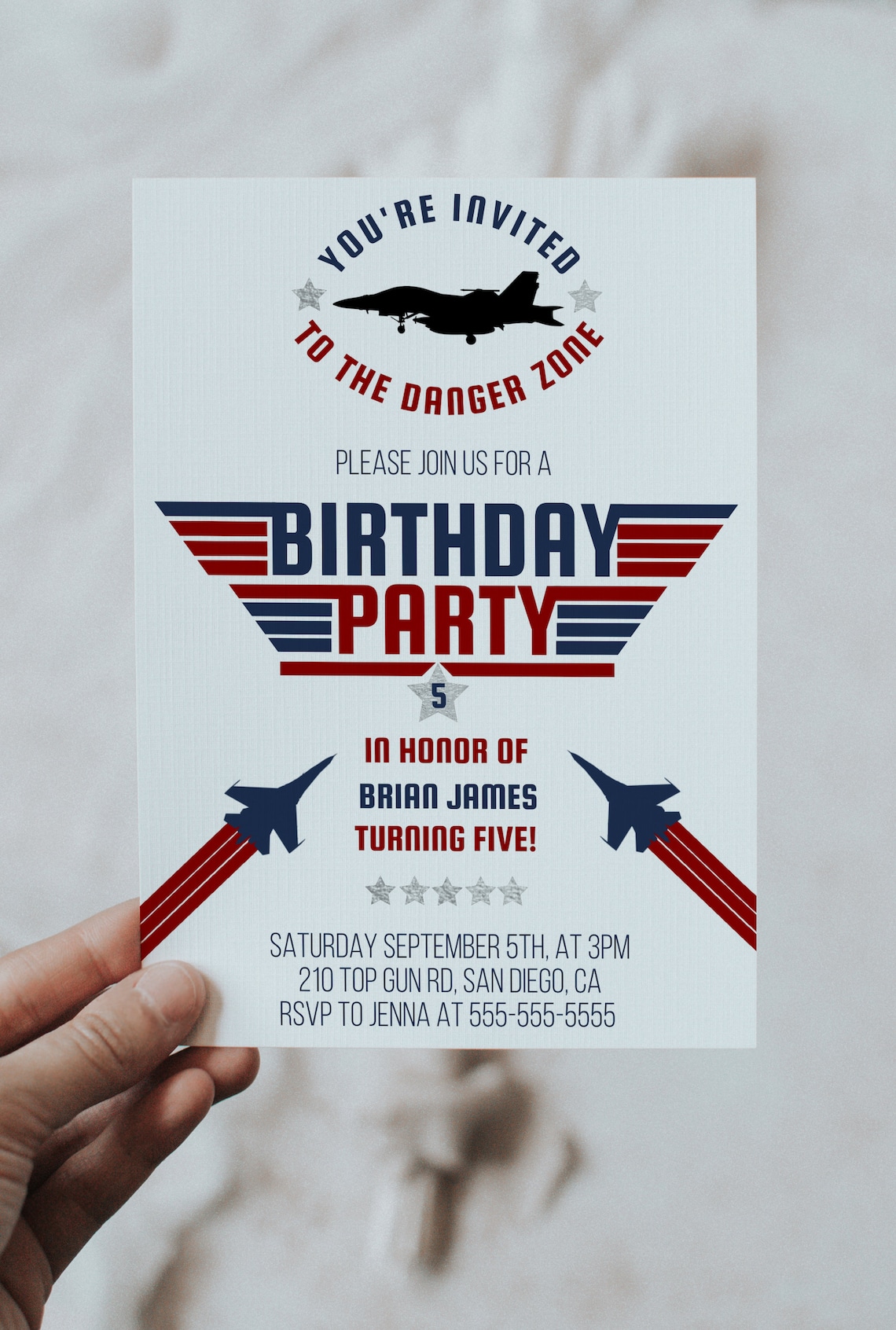 Fighter Pilot Invitation Fighter Jet Invitation Pilot - Etsy