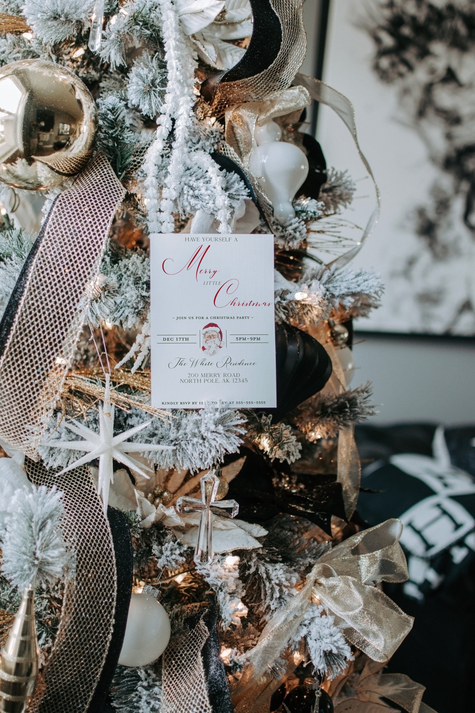 Christmas Party Invitation - Classic Christmas Invite - Christmas ...