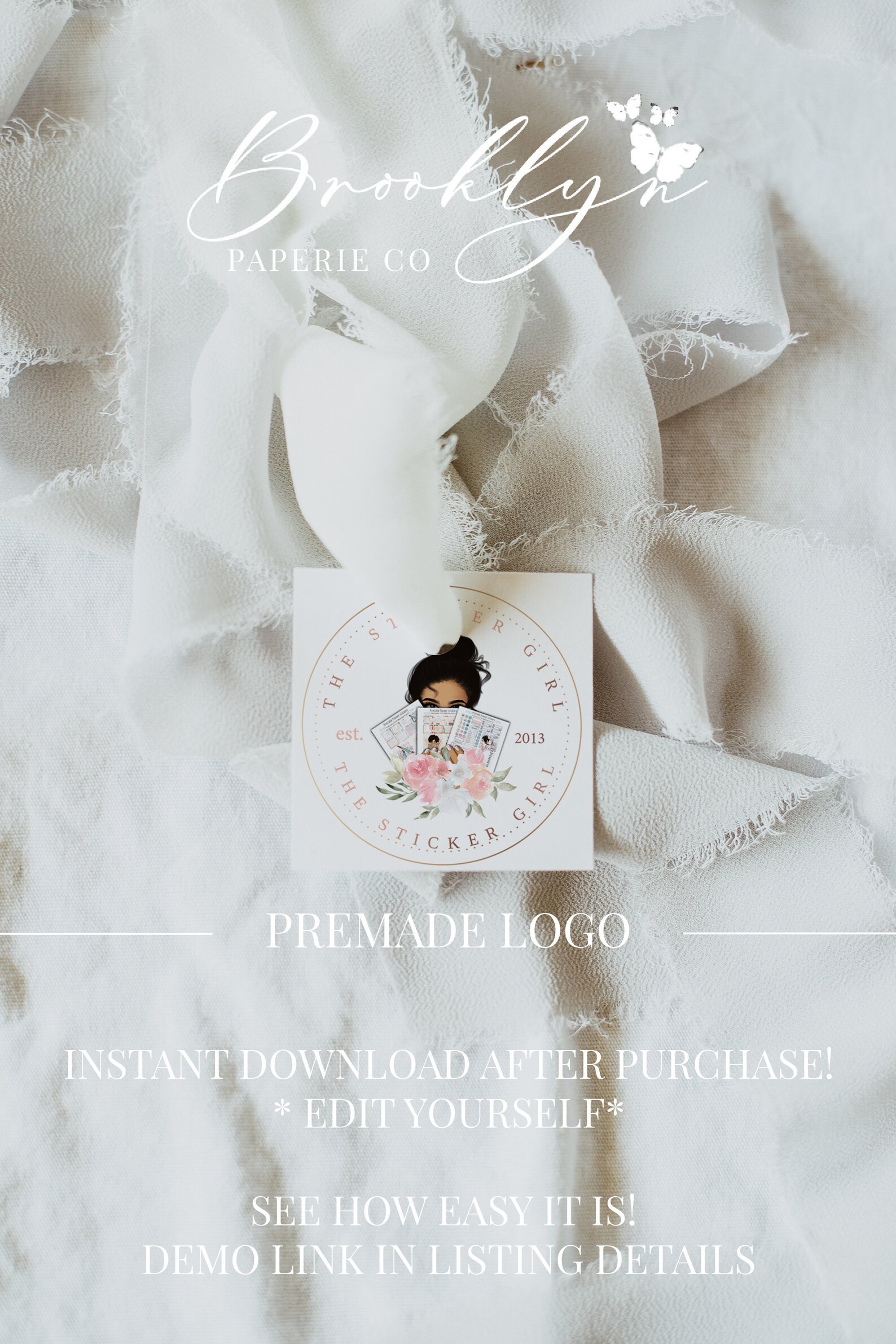 Sticker Maker Logo Planner Sticker Designer Logo Etsy - Etsy