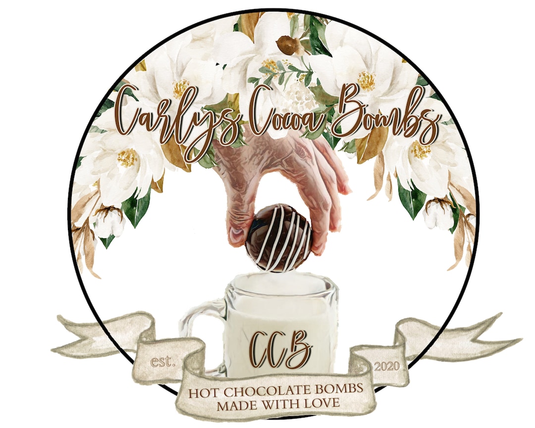 Hot Chocolate Bomb Business Logo - Hot Chocolate Bomb Creator Logo ...