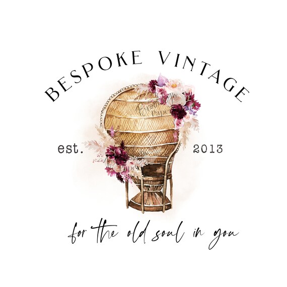 Vintage Shop Logo Design Antique Store Logo Interior | Etsy