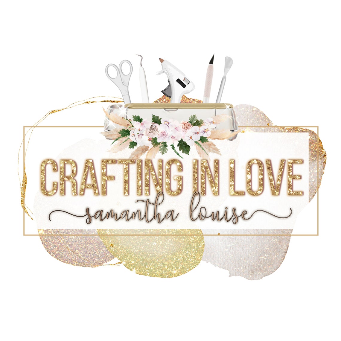 Crafter Logo Cutting Machine Business Logo Craft Business - Etsy