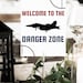 Airplane Theme Birthday Sign - Fighter Pilot Birthday Welcome Sign ...