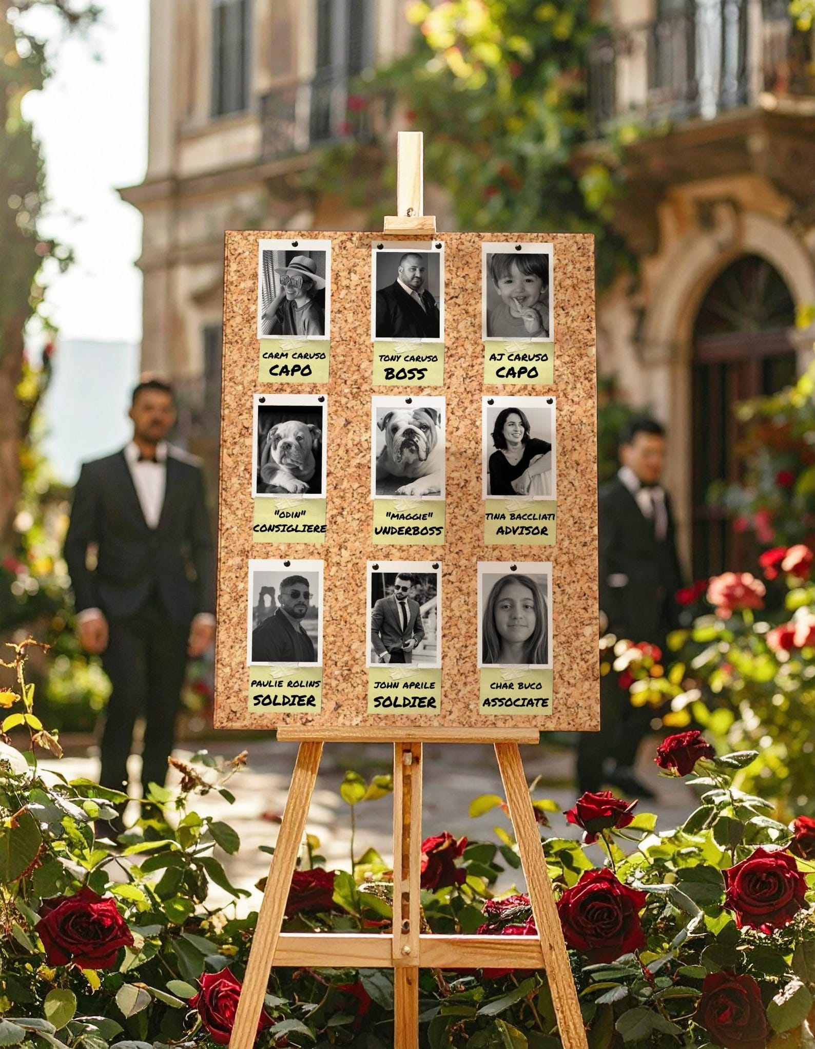 FBI Suspect Board Customizable Template - Mafia Suspect Board Template ...